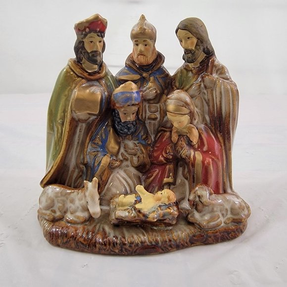 Unbranded | Accents | Christmas Nativity Baby Jesus Mary Joseph 3 Wise ...